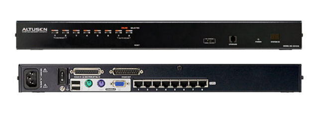KVM Choice, UK:KH1508A - Aten/Altusen - 8 Port CAT-5 High Density KVM ...