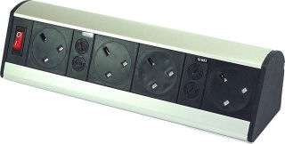 KVM Choice, UK:DESK-PDU-DT3-4P - Desk Top Port Management Units ...