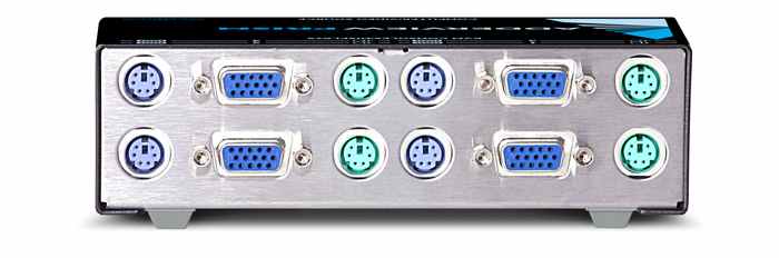 KVM Choice, UK:Adder AVP4-UK AdderView Prism 4-Port Reverse KVM/DA ( KVM Sharer / KVM Splitter ...