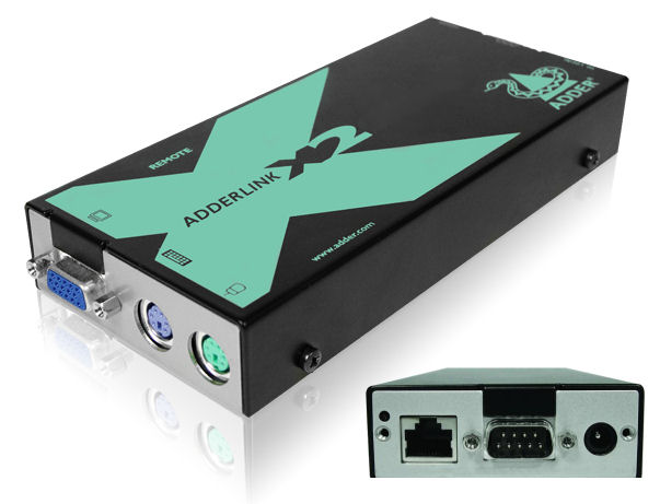 KVM Choice, UK:X2-KVM/P-IEC Adder AdderLink X2 PS/2 KVM & RS232 CATx ...