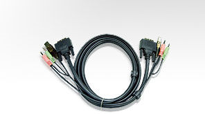 PDU Choice 2L-7D02U - Aten 1.8 Mtr 2 DVI-D and USB + Audio KVM Cable 2L ...