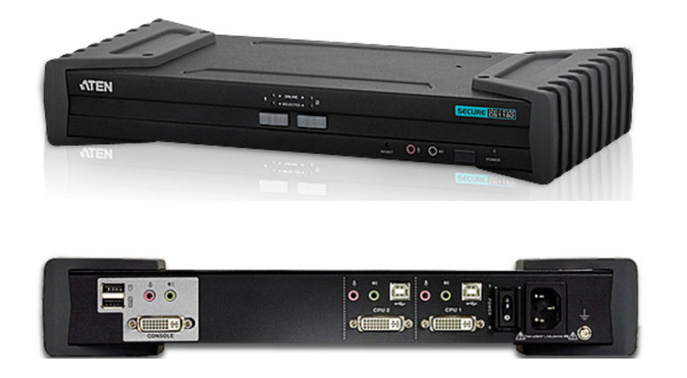 KVM Choice, UK:CS1182 - Aten Secure Kvm - 2 Port USB+DVI KVM Switch ...
