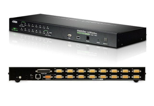 KVM Choice, UK:CS1716I - Aten - 16 Port PS/2-USB IP KVM Switch, 1-Local ...