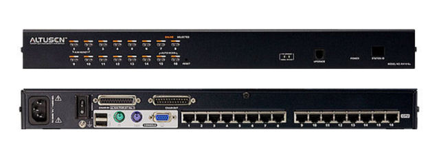 KVM Choice, UK:KH1516A - Aten - Altusen 16 Port CAT-5 High Density KVM ...