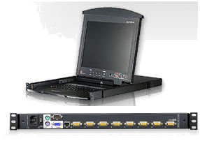 KVM Choice, UK:KL9108M - Aten - Altusen 8 Port IP Access 1U LCD KVM ...