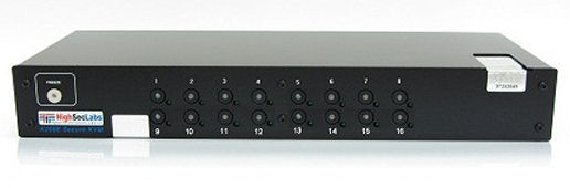 KVM Choice, UK:HSL-K2016E 16 Port Dual Head High Security DVI-I Dual ...
