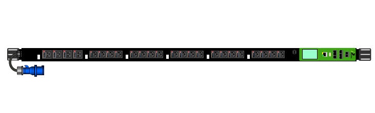 KVM Choice, UK: IP-IT-023B-IP3-3C iPower IP3 Range. Vertical PDU IP3 IP ...