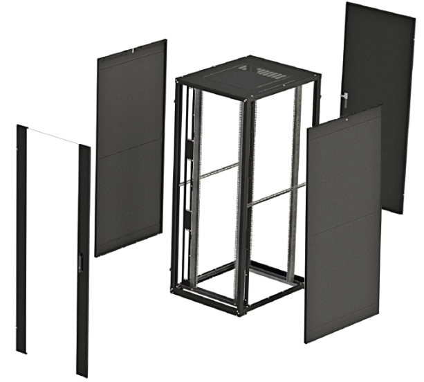 PDU Choice MCB-EC6-36U88-GS MCAB EC6 Cabinet 36U Glass front & Steel ...