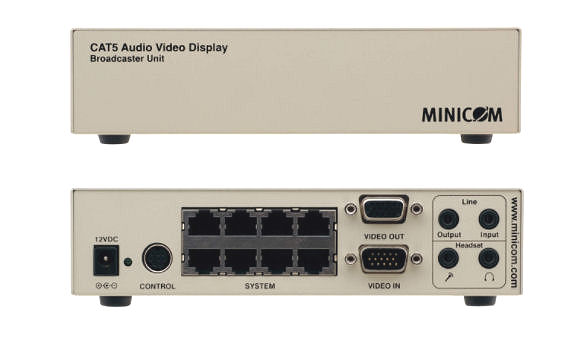 KVM Choice, UK:AVDS-B Minicom CAT5 Broadcaster 8–ports ( Audio Video ...