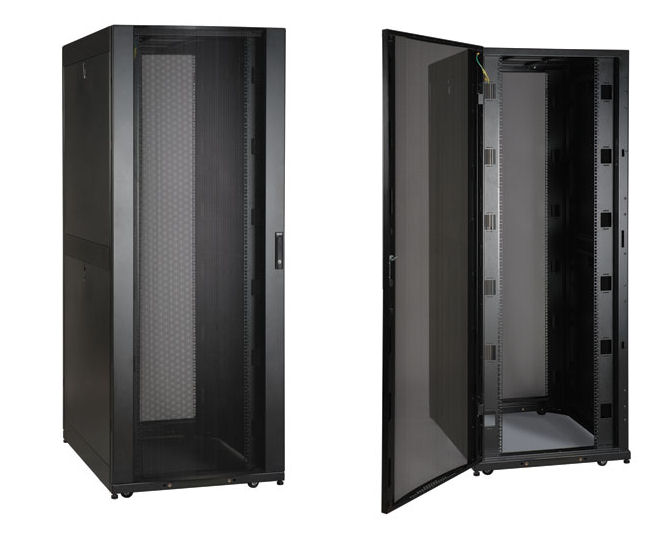 KVM Choice, UK:SR42UBWD Tripp-Lite 42U Server Rack Enclosure, Black ...