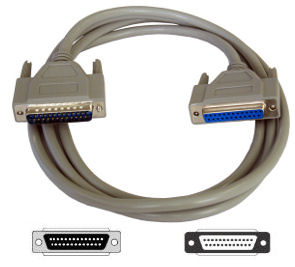 KVM Choice, UK:S14-02 2M PC Serial Modem Cable D25F - D25Mproduct details
