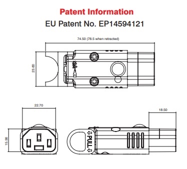 KVM Choice, UK:IECL-PA130100BK - IEC Lock - C13 Locking Re-wireable ...