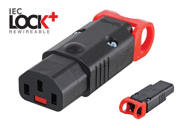 KVM Choice, UK:IECL-PA130100BK - IEC Lock+ C13 Locking Re-wireable ...