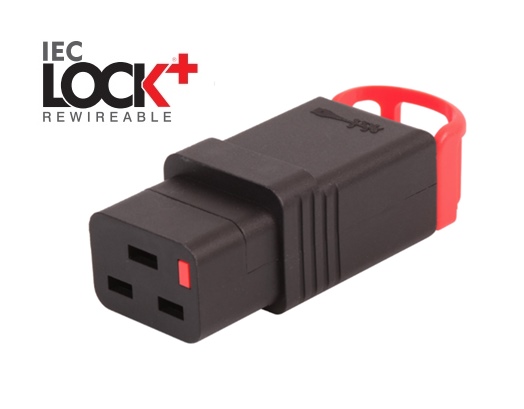 KVM Choice, UK:IECL-PA190100BK - IEC Lock - Locking Rewireable IEC C19 ...