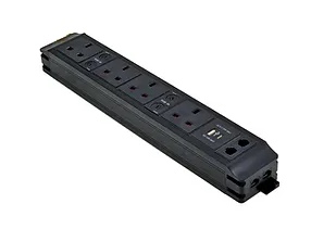 PDU Choice P-Pack-4/2DCU - P-Pack Underdesk PDU with 4x UK Sockets ...
