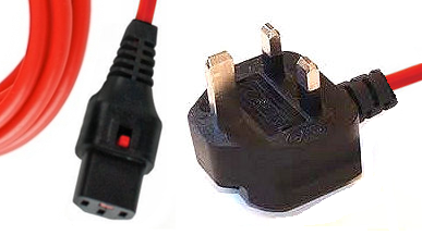 PDU Choice PUK-IECL-RD-02-13A - IEC Lock 2 Mtr Power Lead UK Mains 13 ...