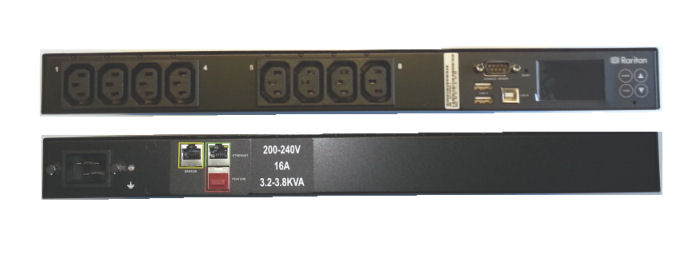 PDU Choice PX3-5190CR - Raritan 1PH, 230V AC, 16A, 8 outlets: 8 x IEC-C ...