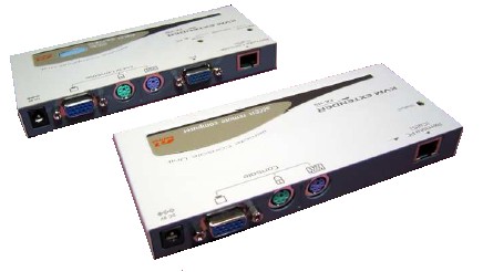KVM Choice, UK:RX-EKP-221 UTP KVM Extender PS2 2User-1PCproduct details