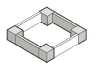 PDU Choice 8601805 Rittal Plinth Front & Rear 100mm High x 800mm Wide ...