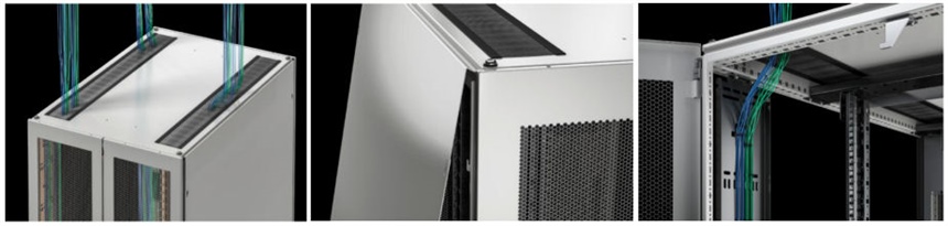 PDU Choice RTL-5541245 TX Colo Rittal 52U 800x1200 Rittal Server Rack ...