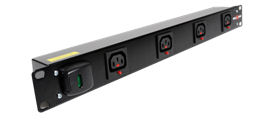 PDU Choice PDB-IEC8HC13-CL-13A 1U 8 Way Horizontal Click Locking C13 ...