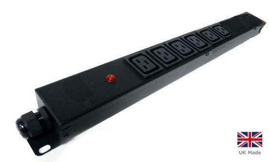 PDU Choice KWB-IEC6VC19-C20 6 Way Vertical C19 Sockets with 16A C10 ...